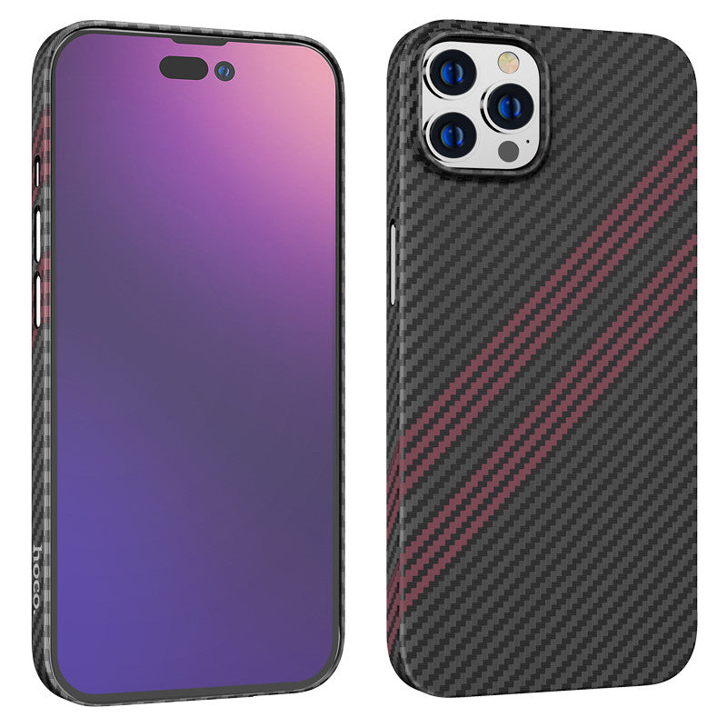 Cave slim protective case for iP14 Pro-Black Red – PRIMARCHÉ